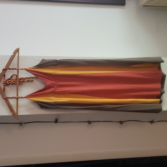 Mossimo Supply Co. | Dresses | Mossimo Colorblock Halter Midi Dress ...